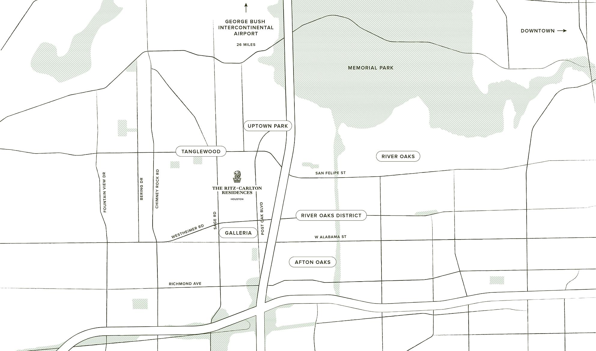 Uptown Houston Neighborhood | The Ritz-Carlton Residences